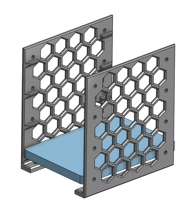 SSD Drive Cage by FabianM | Download free STL model | Printables.com