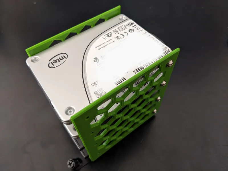 SSD Drive Cage by FabianM | Download free STL model | Printables.com