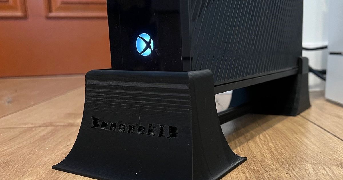 XBOX ONE vertical stand by MattB | Download free STL model | Printables.com