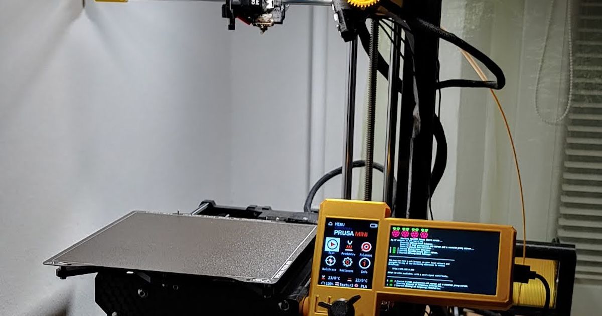 Prusa Mini Display Box with HyperPixel 4 touch screen (remix) by Misha ...