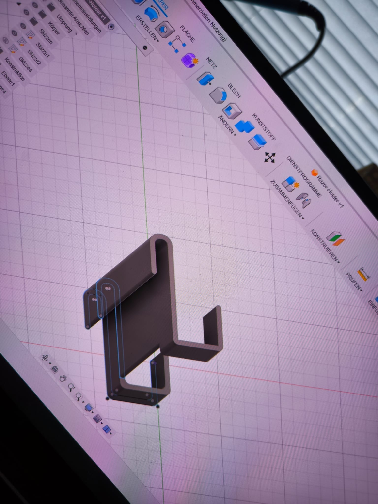 Razor-Holder by Henrik Kamper | Download free STL model | Printables.com