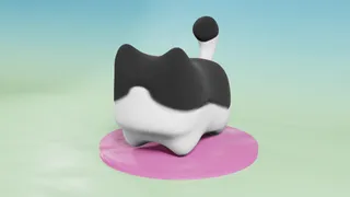chubby cat by colincurtin | Download free STL model | Printables.com