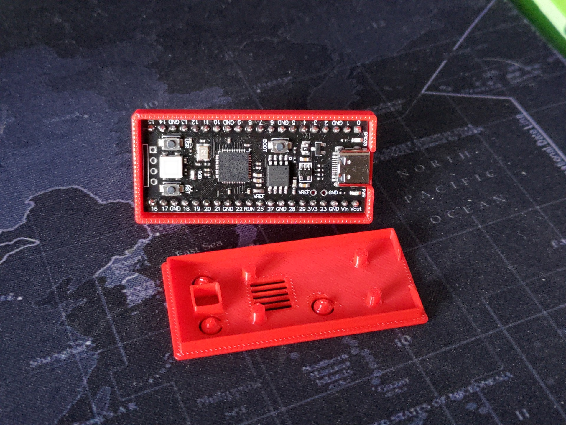 Raspberry Pico Usb C Ws2812 Case By Mtczekajlo Download Free Stl Model 
