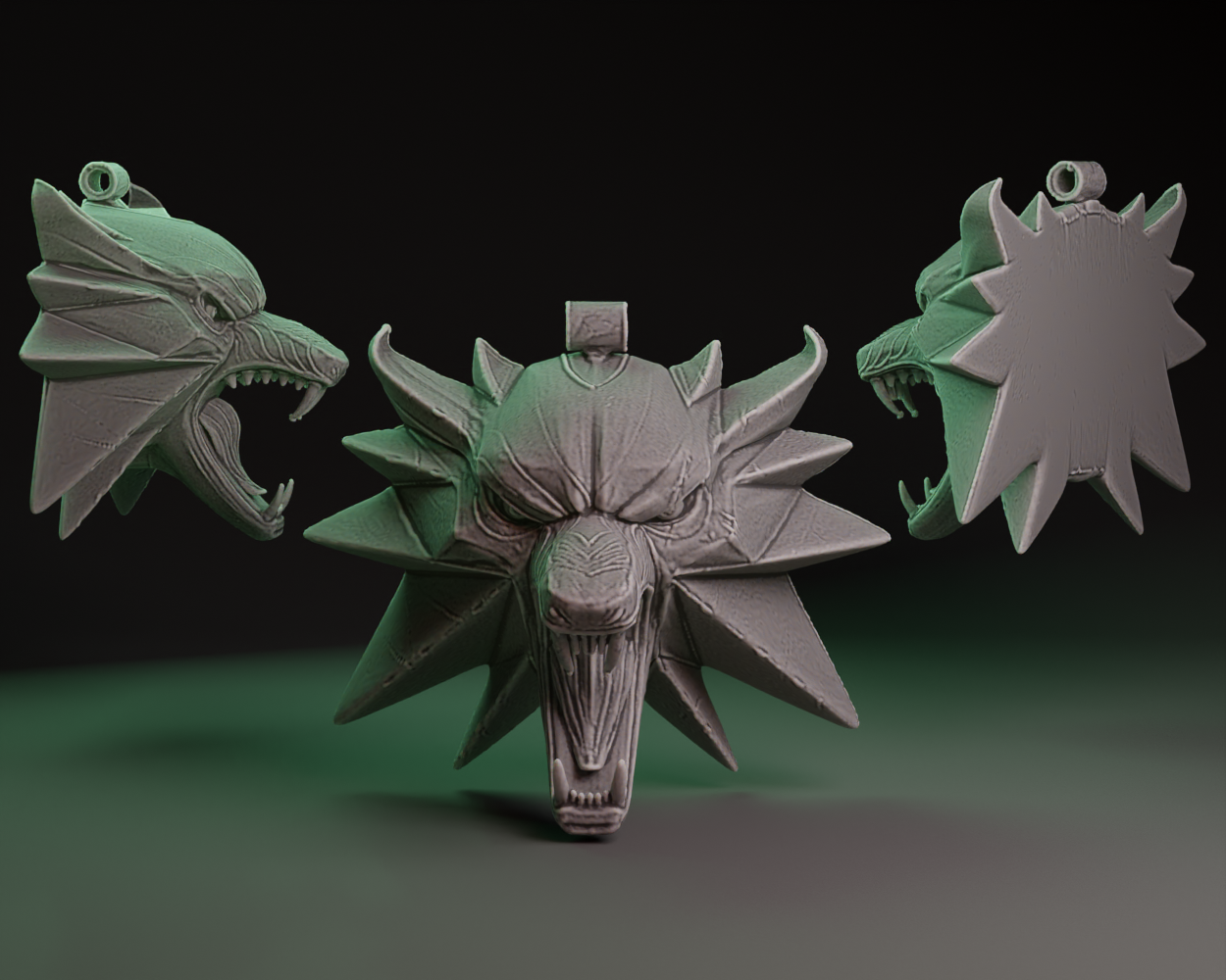 Witcher Medallion by Peter Farell | Download free STL model ...