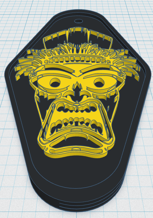 Tiki Keytag 56 by Peter Ennist | Download free STL model | Printables.com
