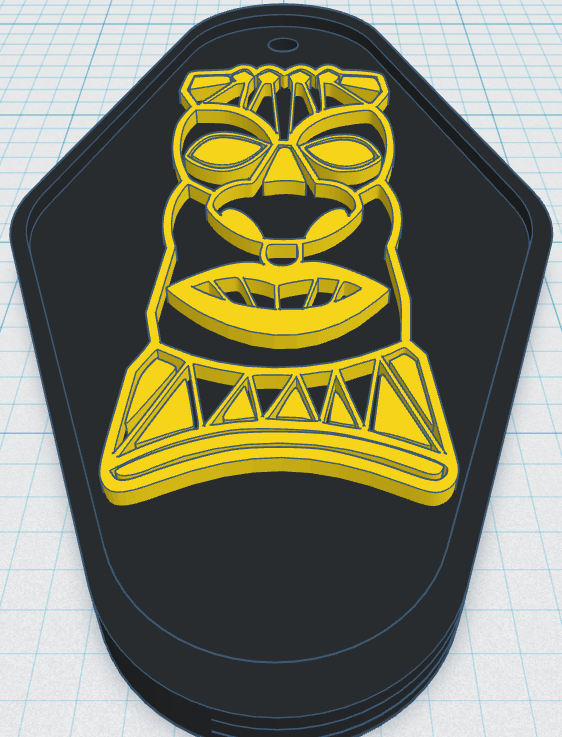 Tiki Keytag 59 by Peter Ennist | Download free STL model | Printables.com