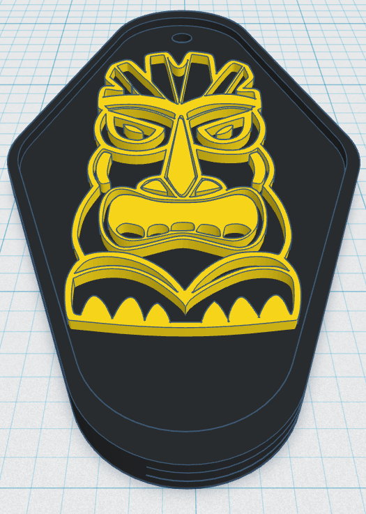 Tiki Keytag 60 by Peter Ennist | Download free STL model | Printables.com