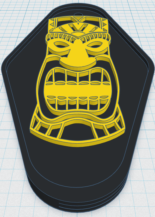 Tiki Keytag 65 by Peter Ennist | Download free STL model | Printables.com