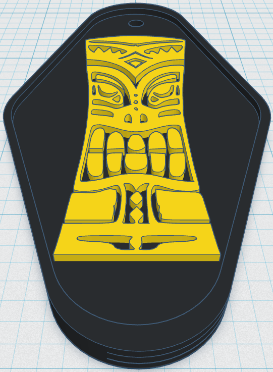 Tiki Keytag 68 by Peter Ennist | Download free STL model | Printables.com