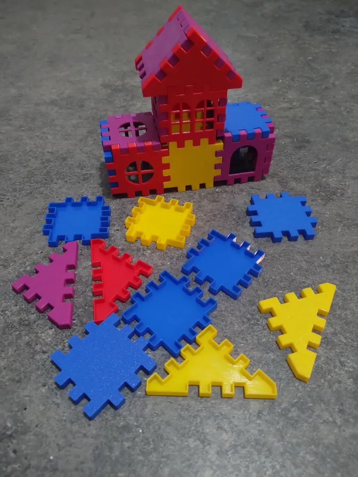 BRICK construction kit for kids by F K | Download free STL model ...