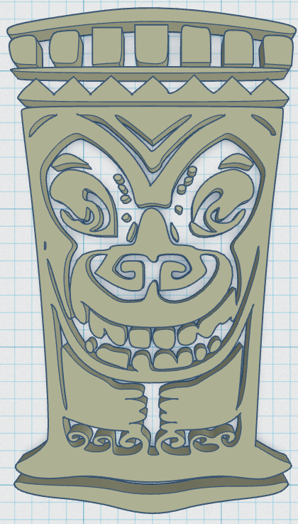 Tiki Keytag 69 by Peter Ennist | Download free STL model | Printables.com