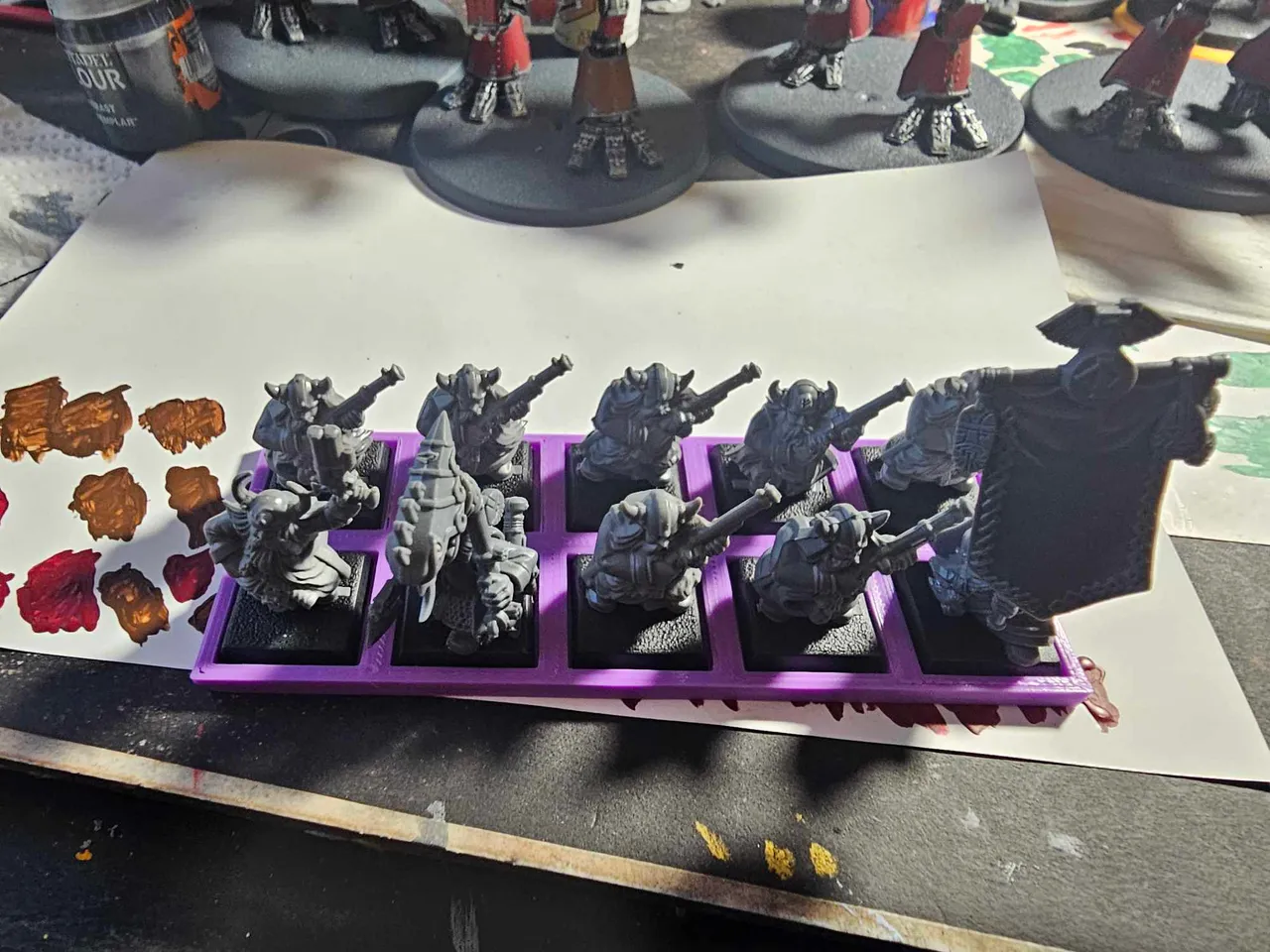 20mm to 25mm conversion movement tray 10 man unit by Wave At The Blind ...