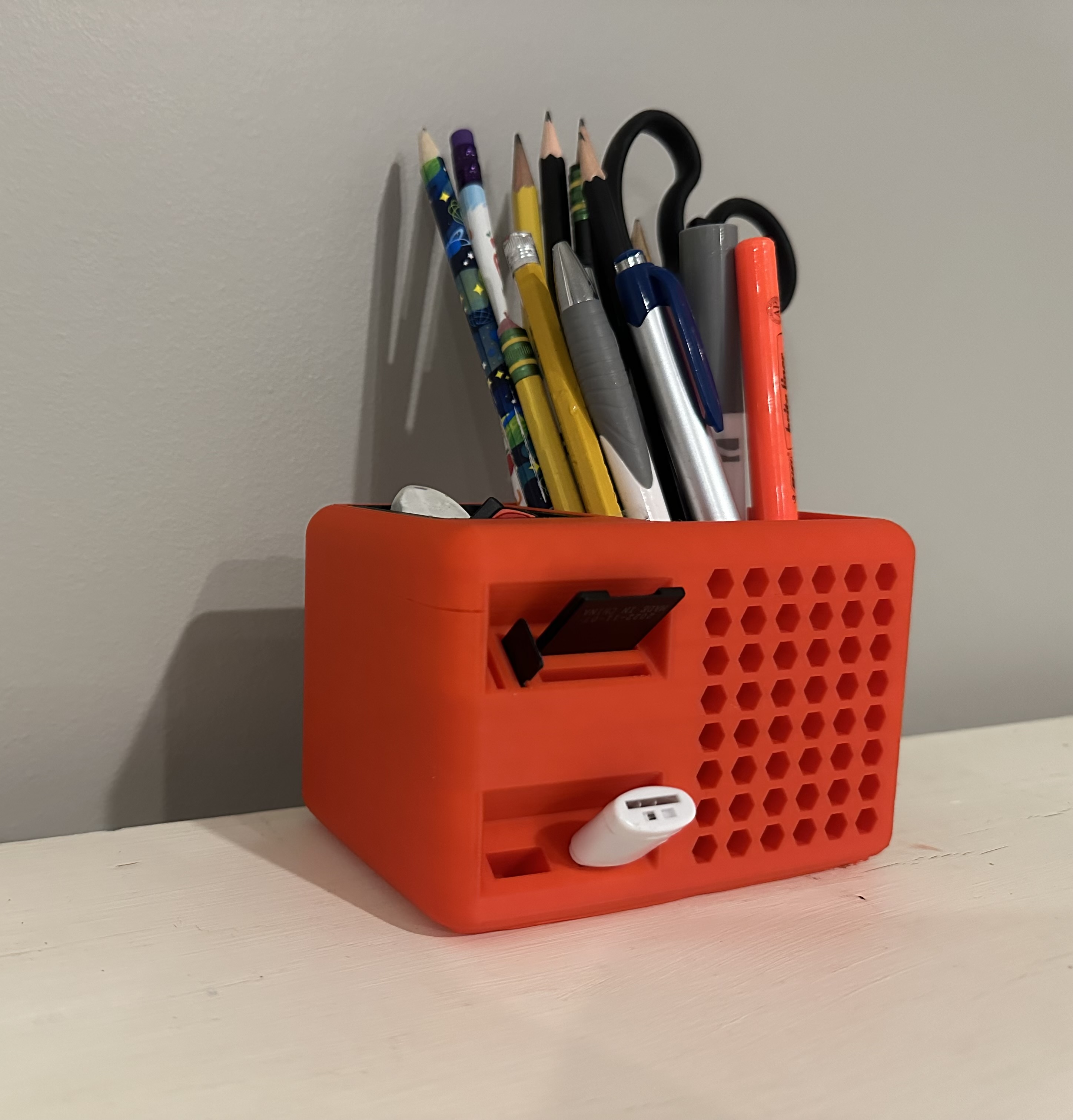 Boxy Pen Holder by Epic3d | Download free STL model | Printables.com