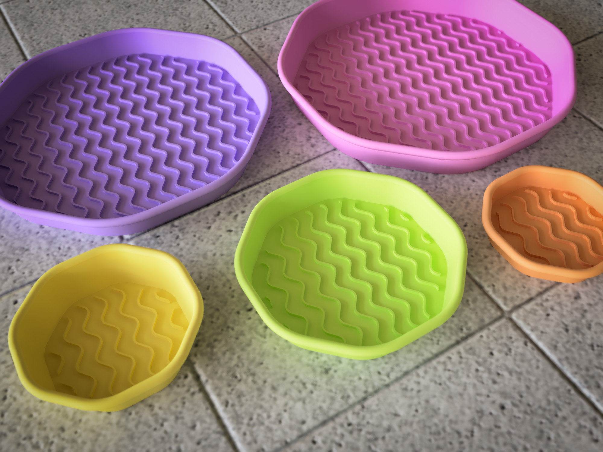 Flower Pots and Saucers - 38 Parametric Fusion 360 Designs by Lucky ...