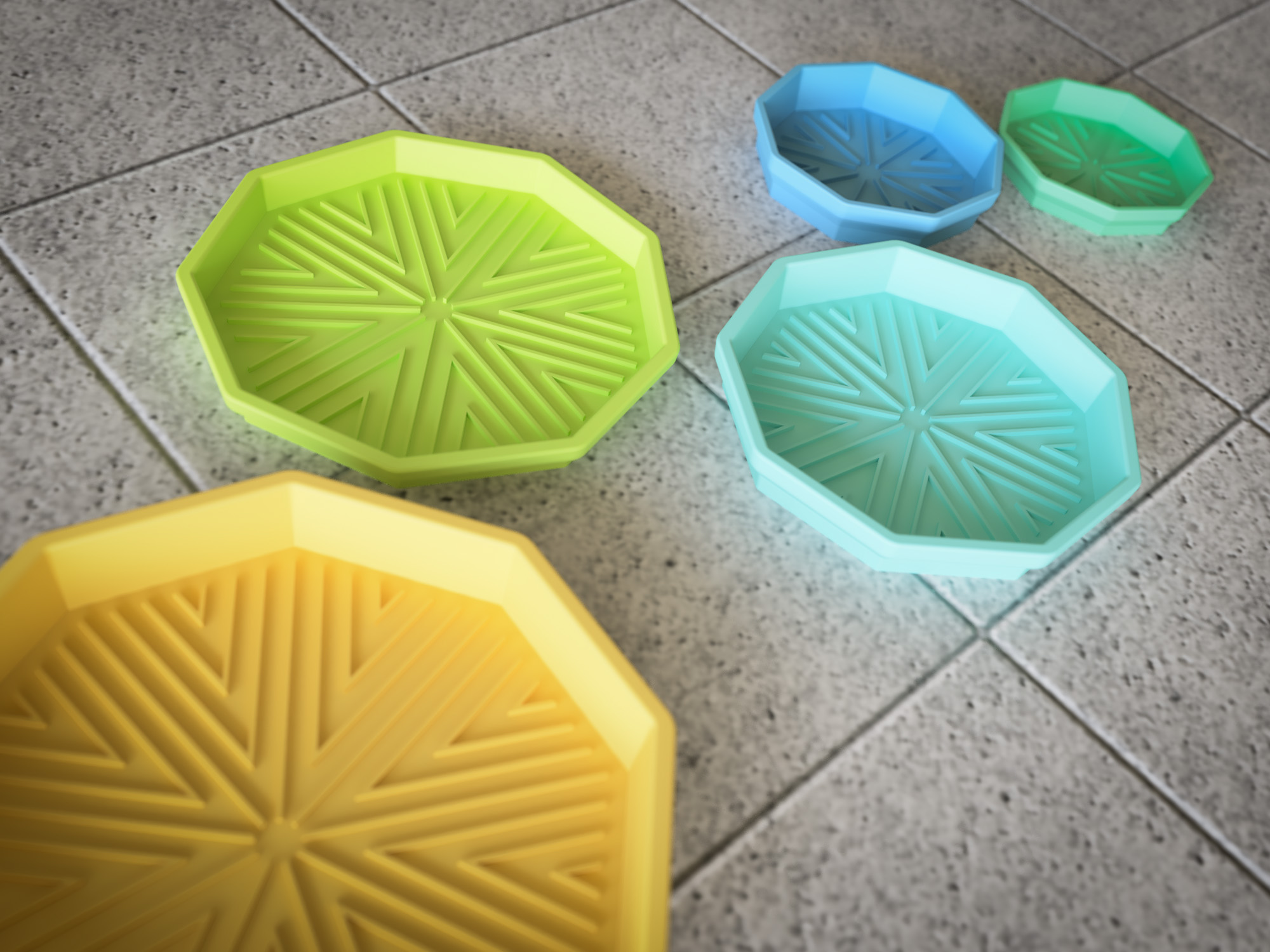 Flower Pots and Saucers - 38 Parametric Fusion 360 Designs by Lucky ...