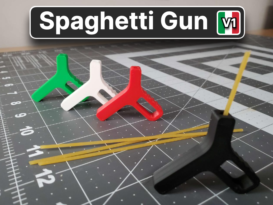 Spaghetti gun by Thisfact | Download free STL model | Printables.com