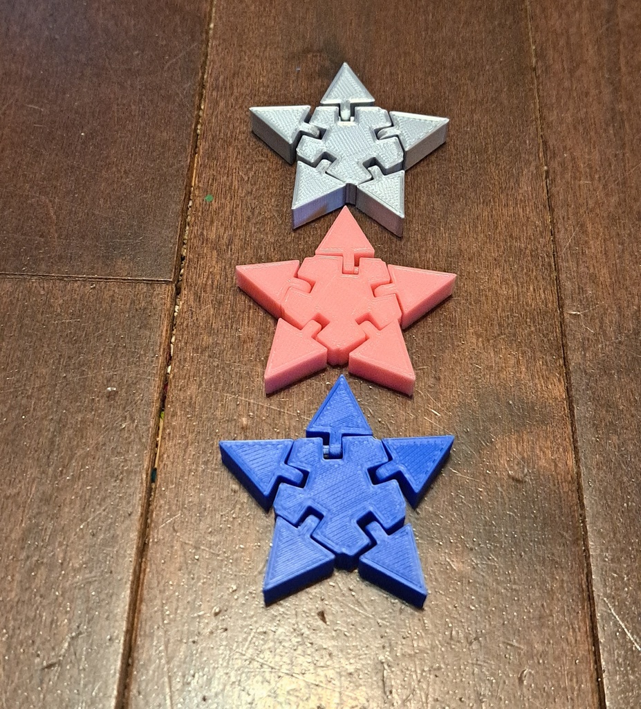 Flexi Star by Dimitri3D | Download free STL model | Printables.com