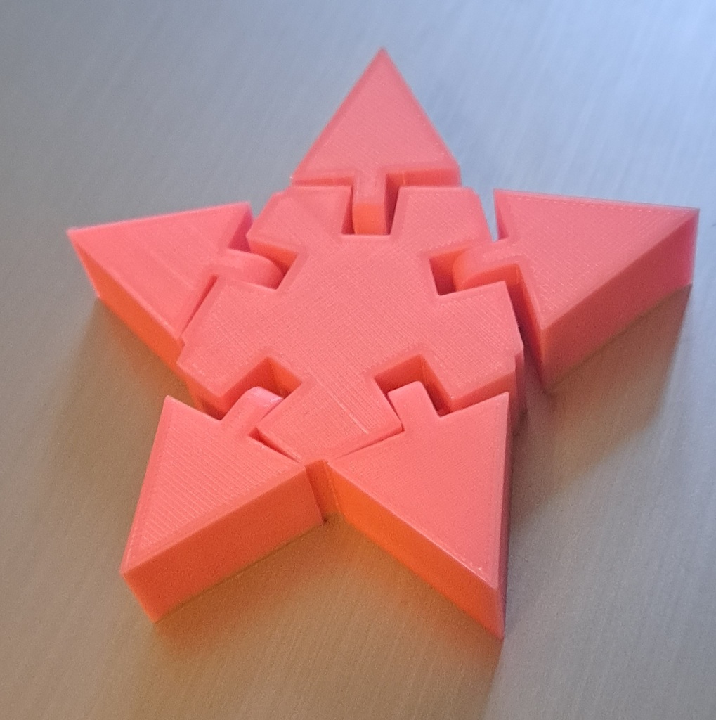 Flexi Star by Dimitri3D | Download free STL model | Printables.com