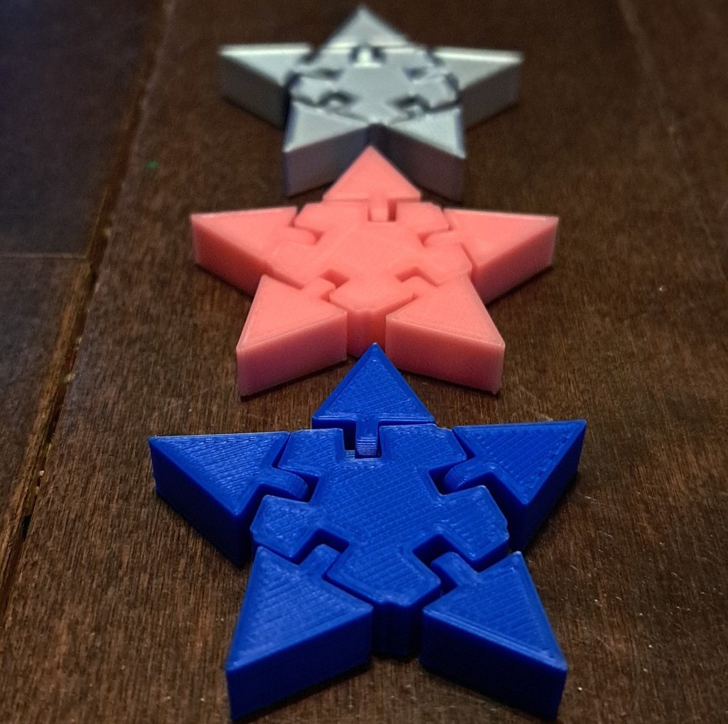 Flexi Star by Dimitri3D | Download free STL model | Printables.com