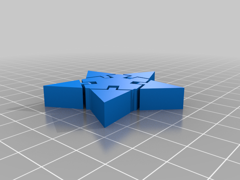 Flexi Star by Dimitri3D | Download free STL model | Printables.com