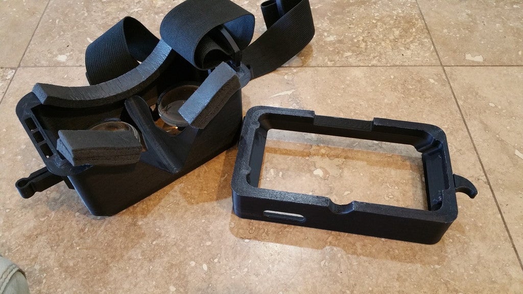 TTVR Modular Virtual Reality Headset by TickTock | Download free STL ...