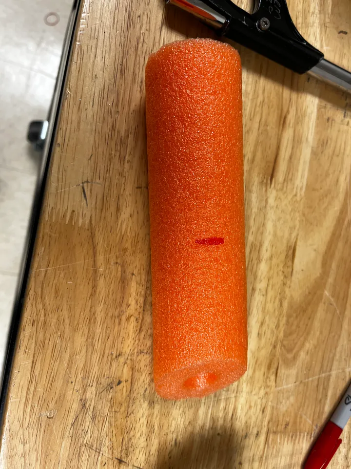45 degree pool noodle cut guide by foxy7penguin | Download free STL ...
