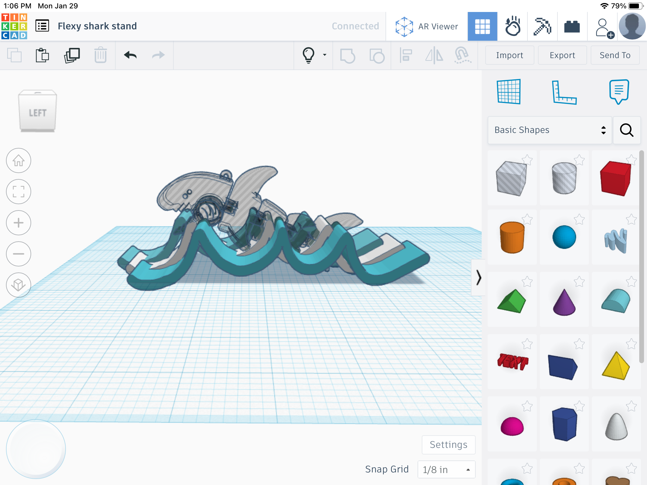 Flexy shark stand by Mr Biz826 | Download free STL model | Printables.com