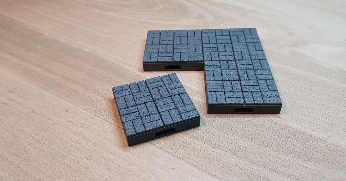 NEW DESIGN • Dungeon Tiles • Brickwork series • Floor tiles • OpenForge ...