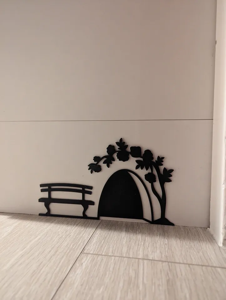 Wallart - Mouse Bench by Calzune | Download free STL model | Printables.com