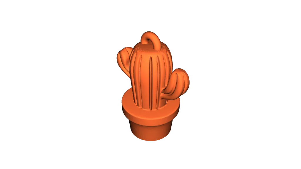 Cactus KeyChain by Chris Raider Designs | Download free STL model ...