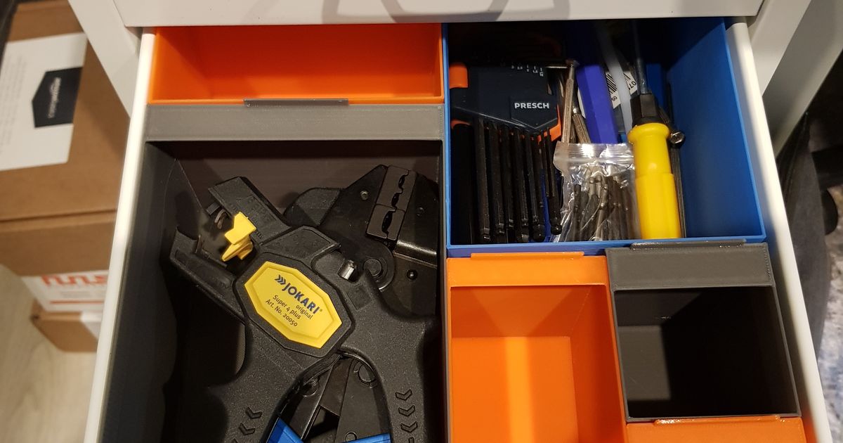 IKEA HELMER Drawer Boxes by GhoMa | Download free STL model ...