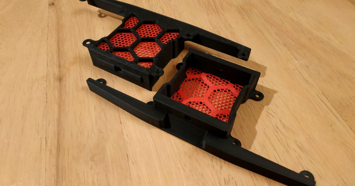 Voron 2.4 "meshed" Skirt - FAN support by Hugo | Download free STL ...