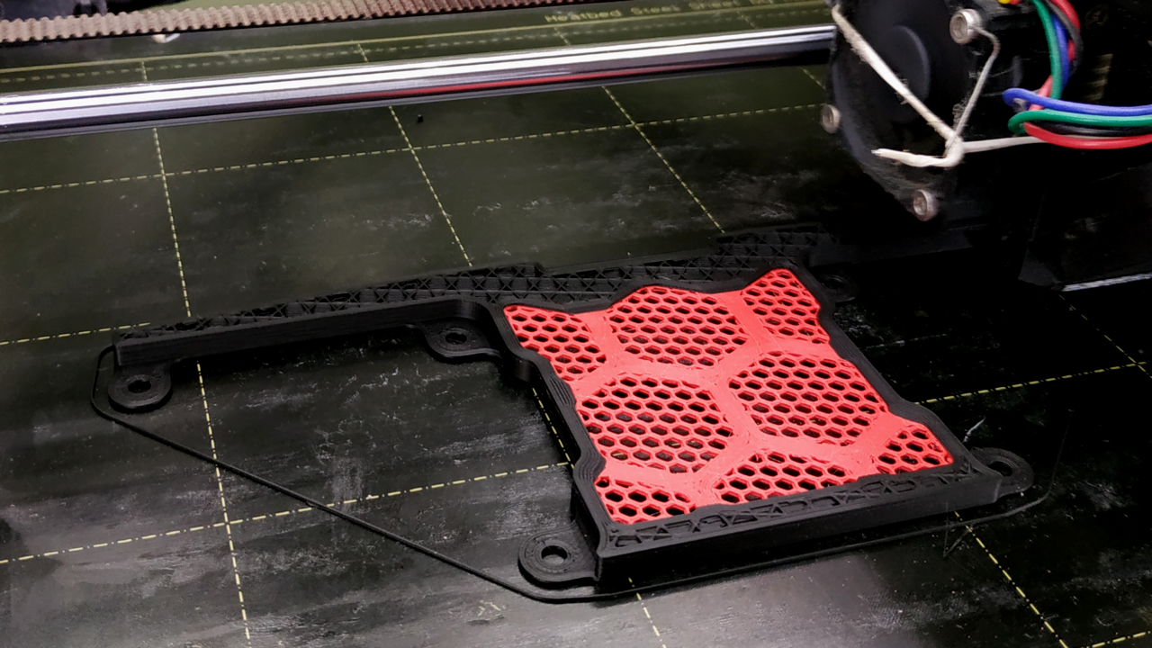 Voron 2.4 "meshed" Skirt - FAN support by Hugo | Download free STL ...