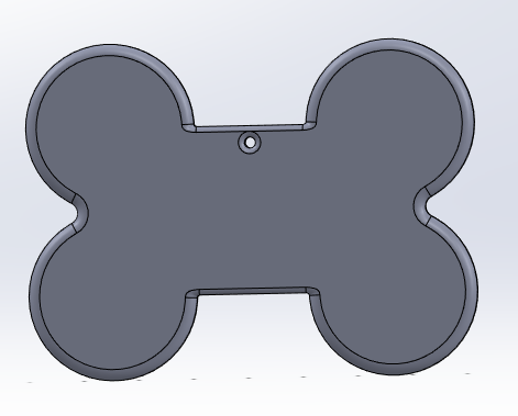 Bone-Pet ID TAG by Kel Rossetti | Download free STL model | Printables.com