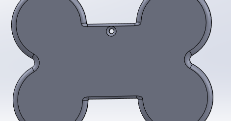 Bone-Pet ID TAG by Kel Rossetti | Download free STL model | Printables.com