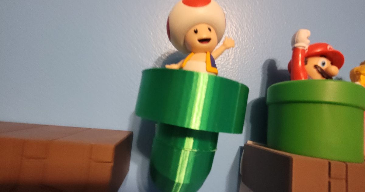 Mario wall pipe by ROTTEN EGG | Printables Store