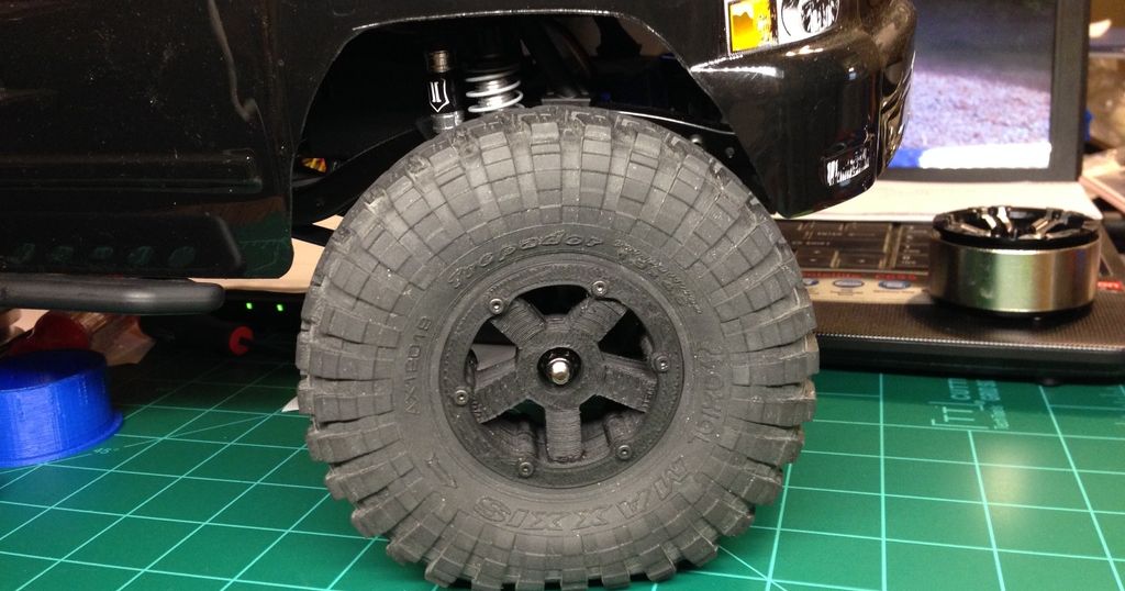 1.9 bead lock wheel for Axial SCX10 or Wraith. 12mm Hex by KXNT ...