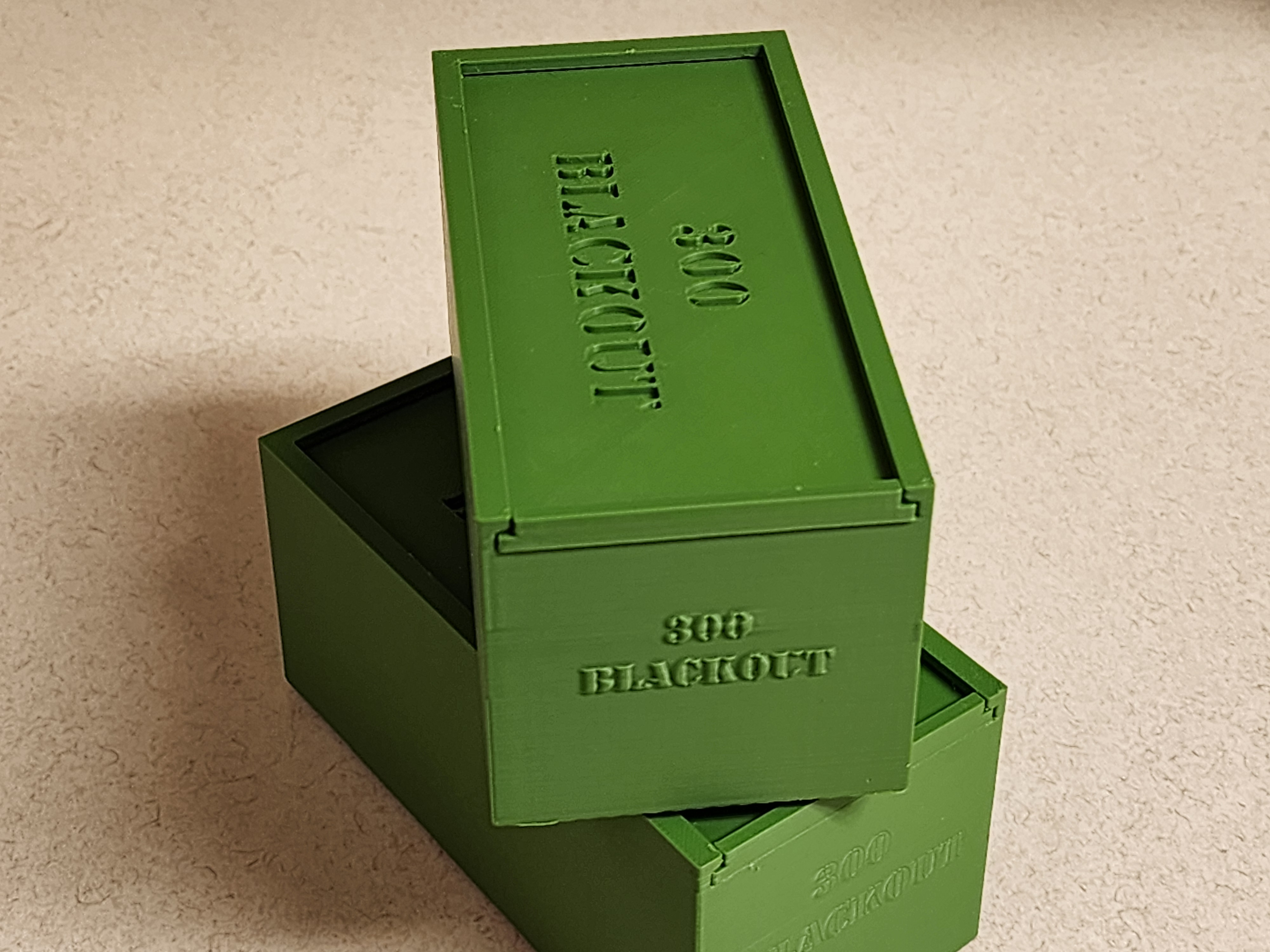 300 Blackout ammo box (stackable) by Erich Schultz | Download free STL ...