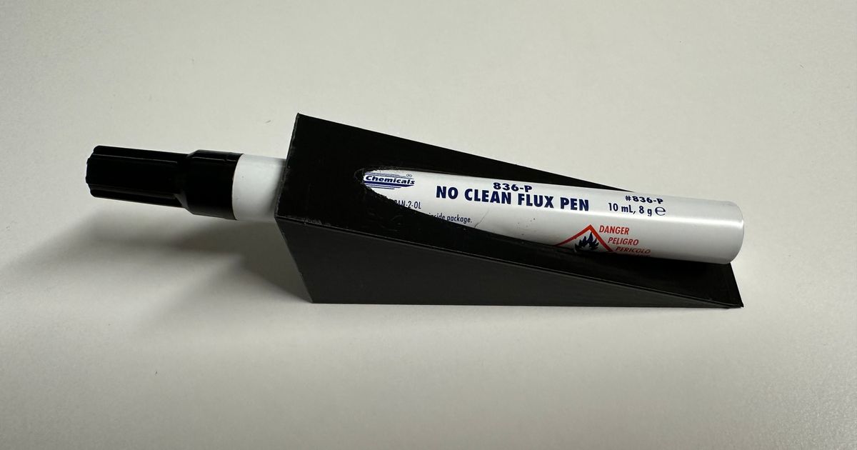Flux Pen Holder by Ememell | Download free STL model | Printables.com