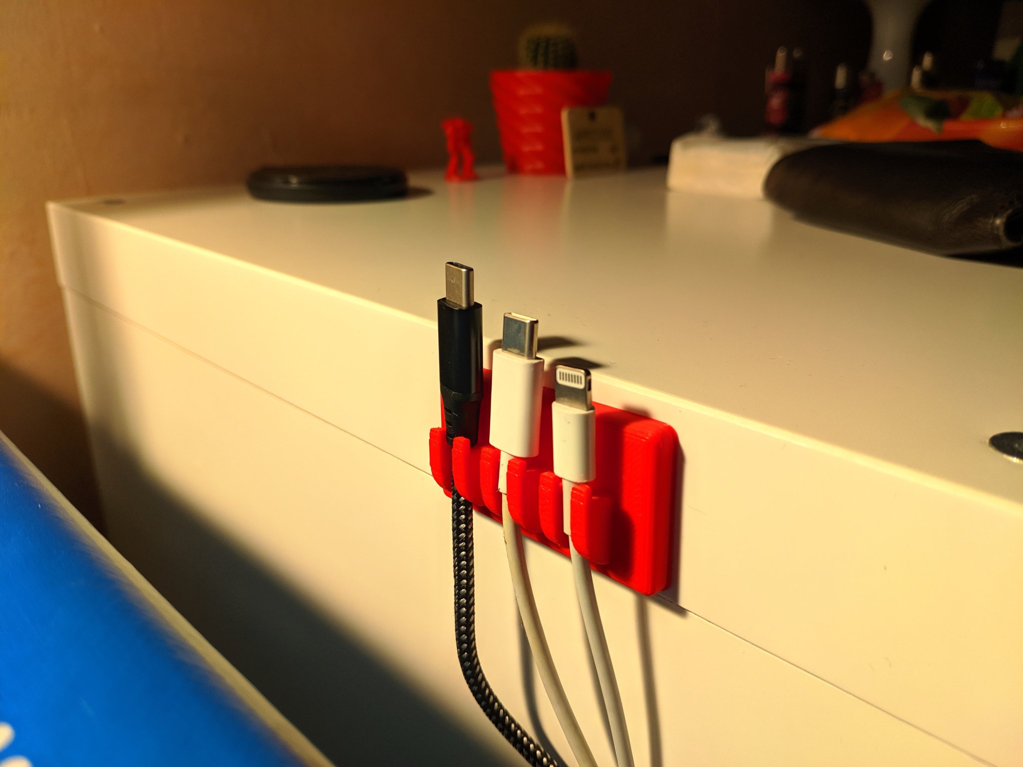 Cables organizer / holder by Stefano Schito | Download free STL model ...