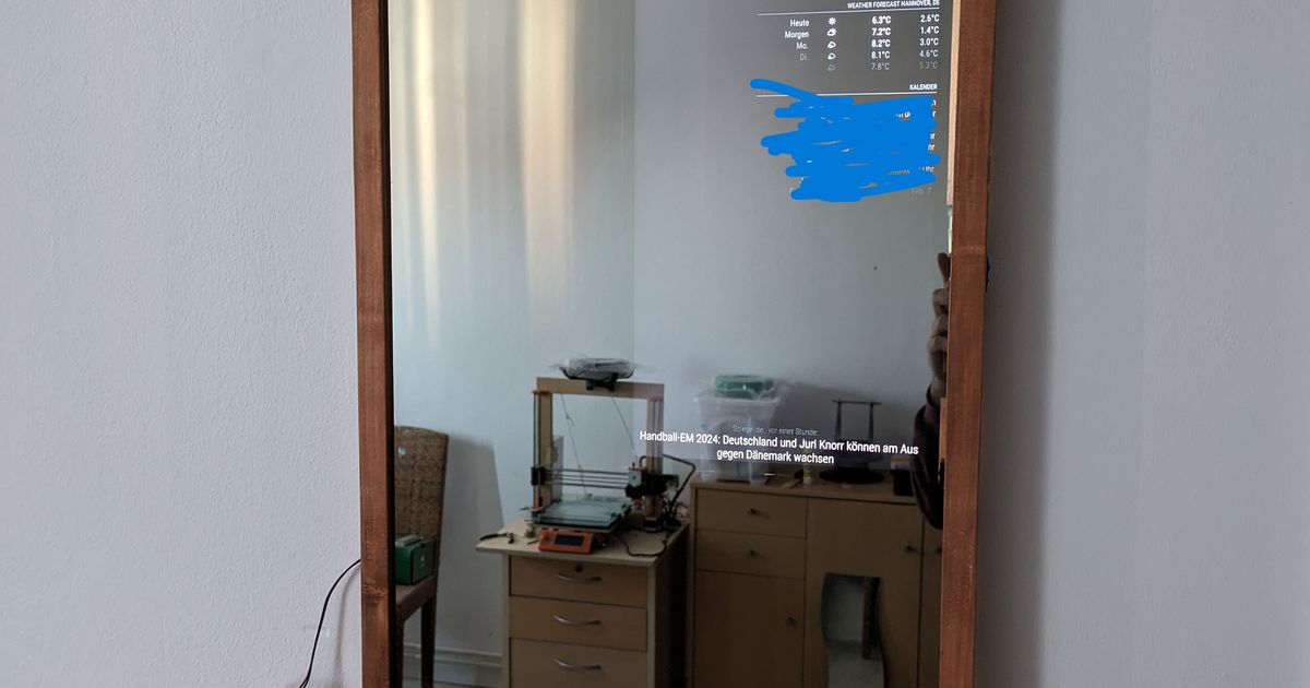 Magic Mirror Mounts by Schotte | Download free STL model | Printables.com