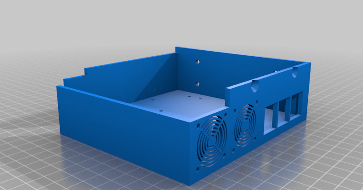 ENDER 3 V2 Raspberry Pi 4 Case With Fans by carter_383 | Download free ...