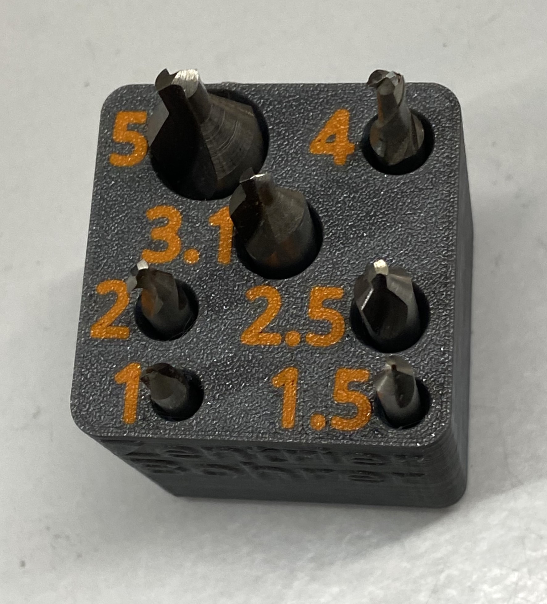 Gridfinity Box for Center Drill Bits by Tritschi | Download free STL ...