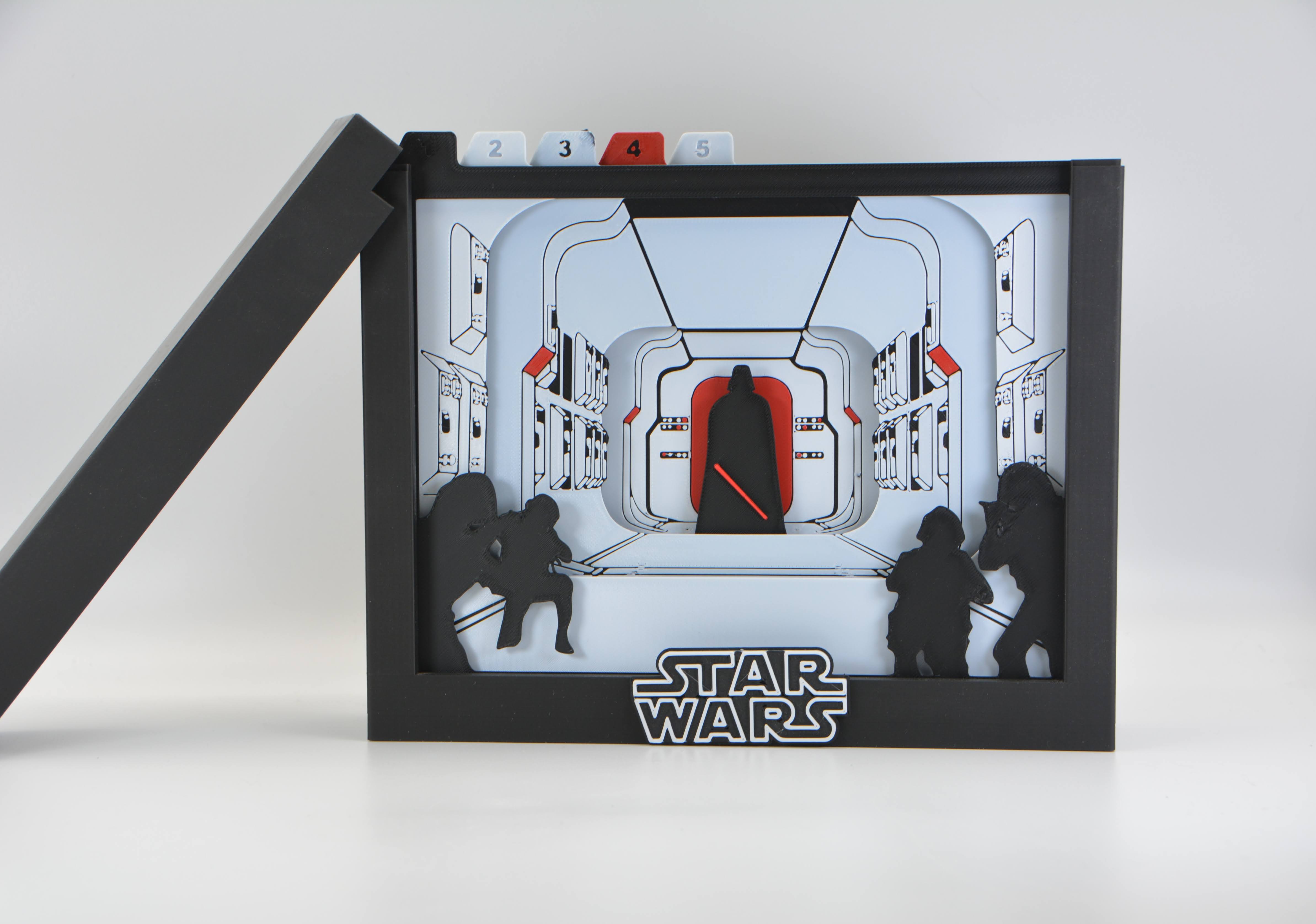 Star Wars Boarding of the Tantive IV Shadow Box by TheCraftyMaker | Download free STL model ...