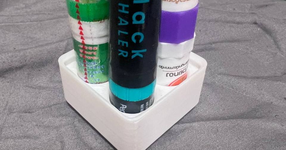 Gridfinity yadom ยาดม holder by nivre2210 | Download free STL model ...