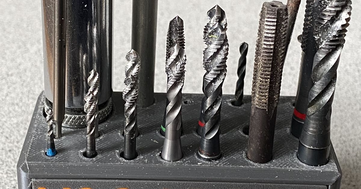 Gridfinity Box for Thread Bits by Tritschi | Download free STL model ...