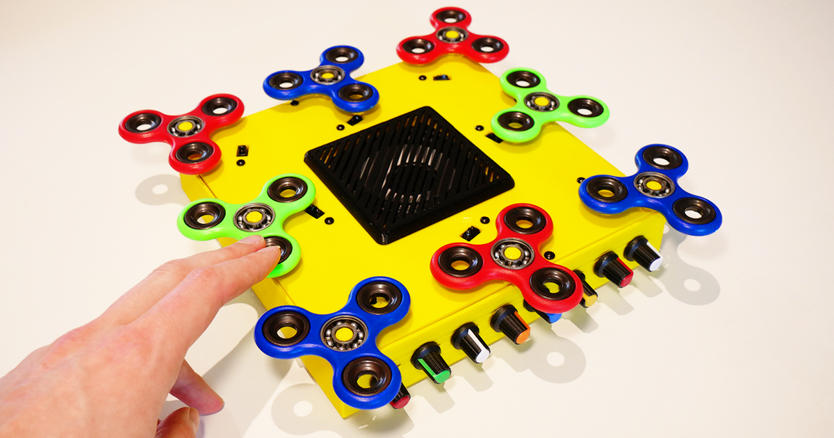 Fidget Spinner Arduino Instrument by JensMakerAdventures | Download free STL model | Printables.com