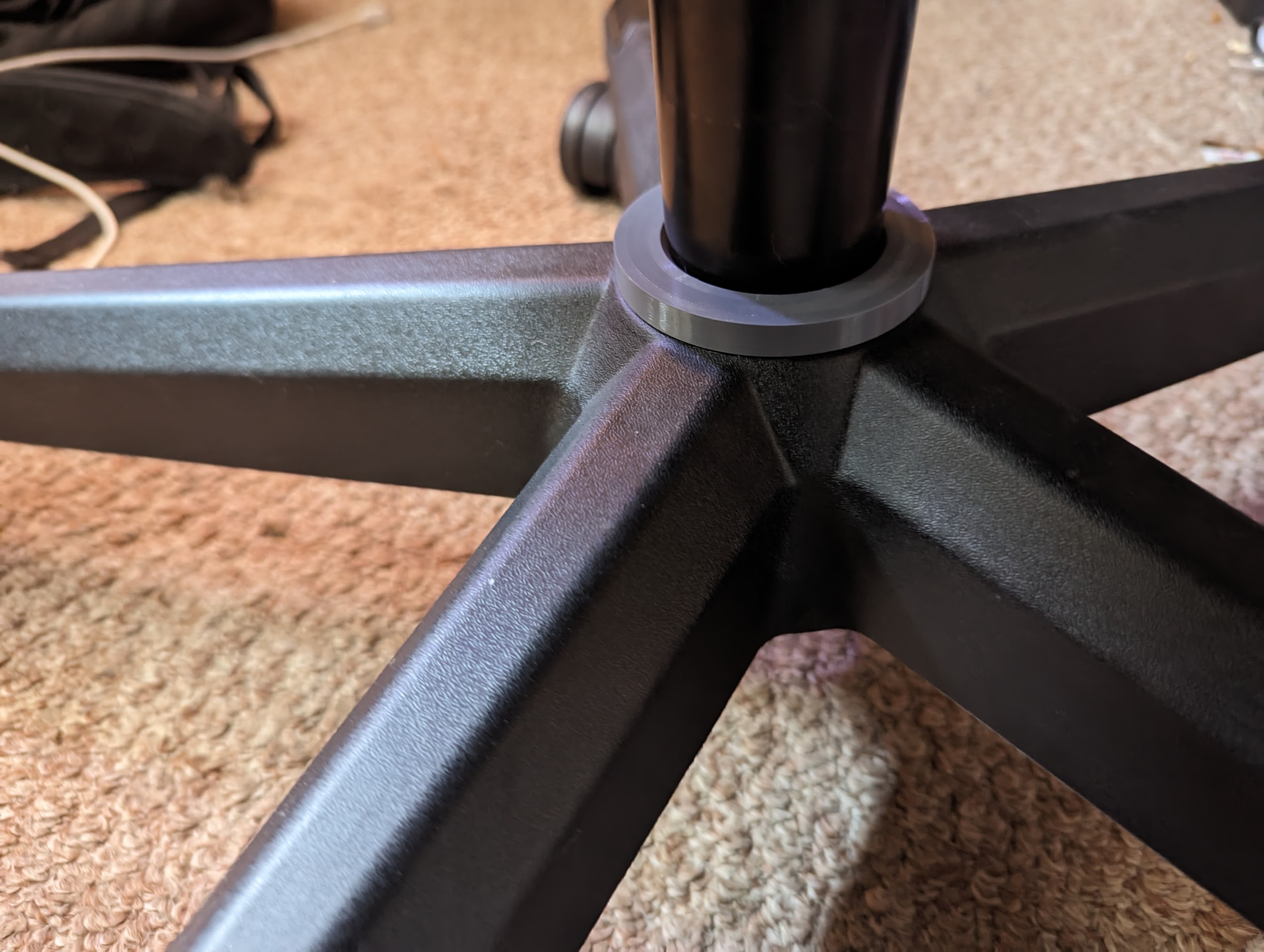 Chair base riser adapter for crandall office leap v2 gas cylander ...