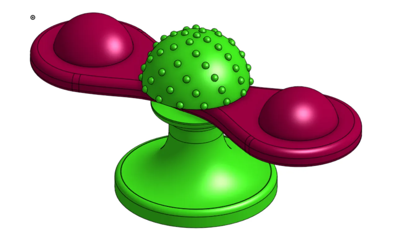 Cat spinner (toy) by VercaK | Download free STL model | Printables.com