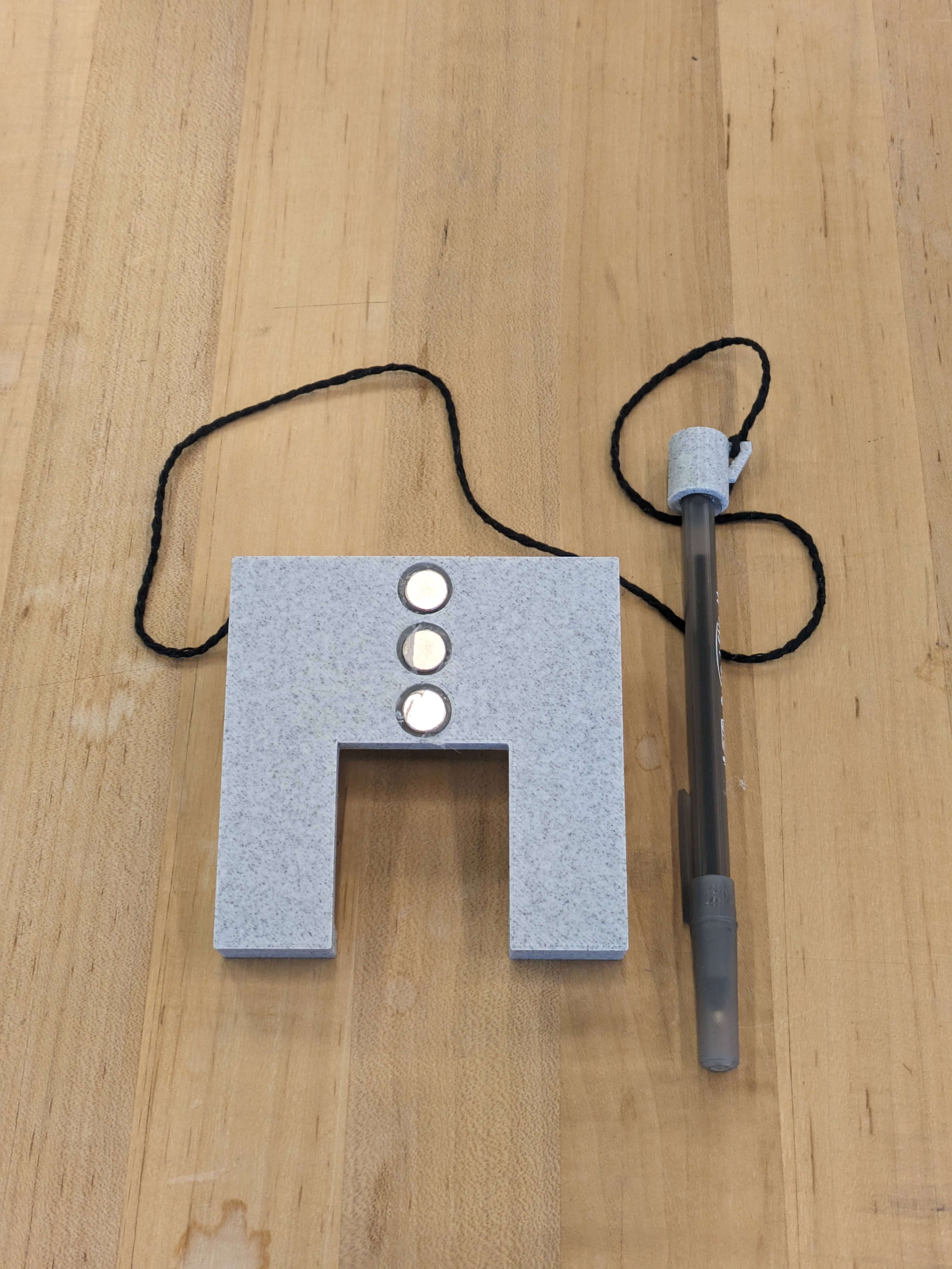Magnetic Post-it Note Holder with Pen Tether by MultimediaLabsAtBrown ...